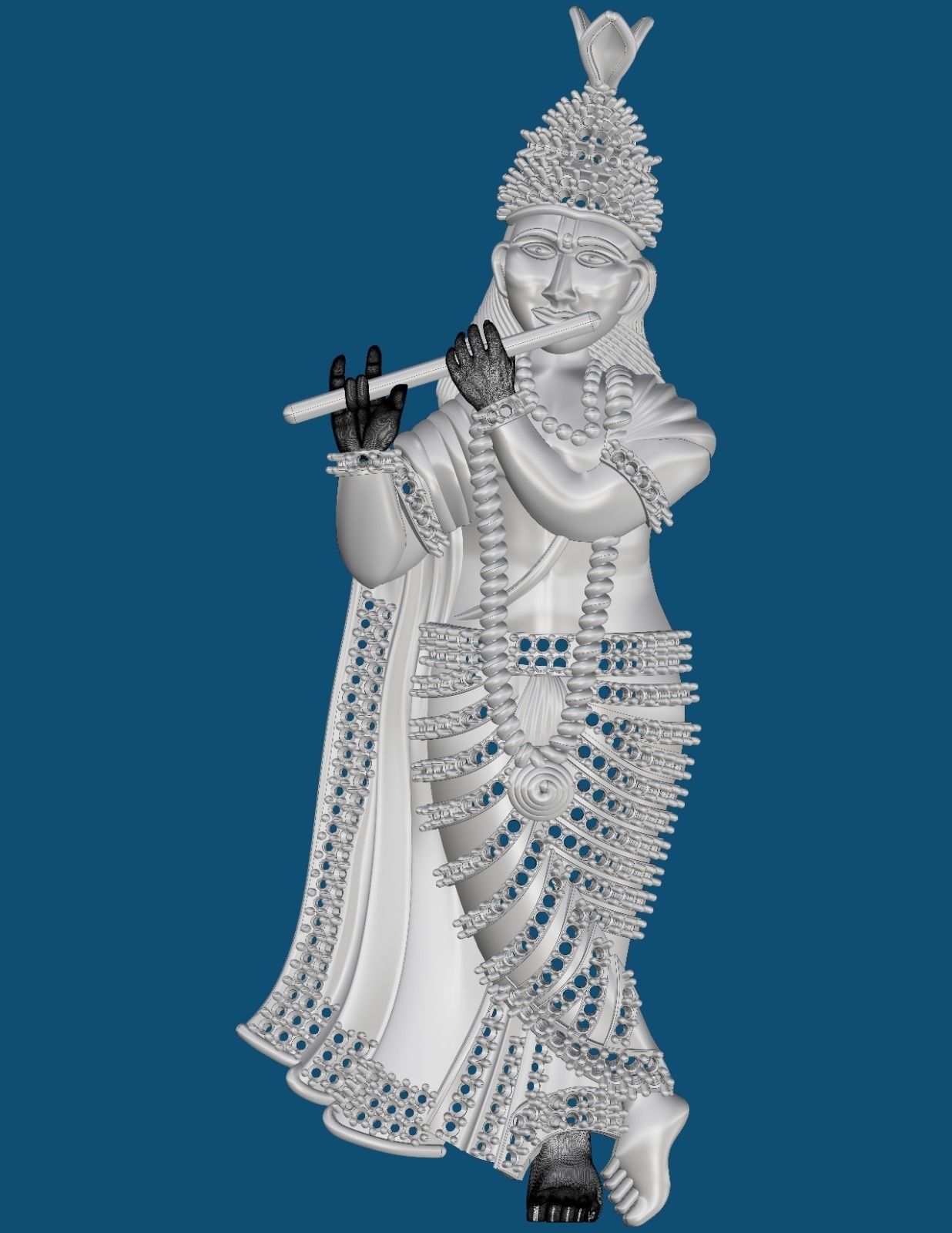 Krishna 3D model | CGTrader