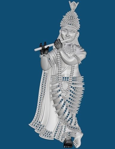 Krishna 3D model | CGTrader