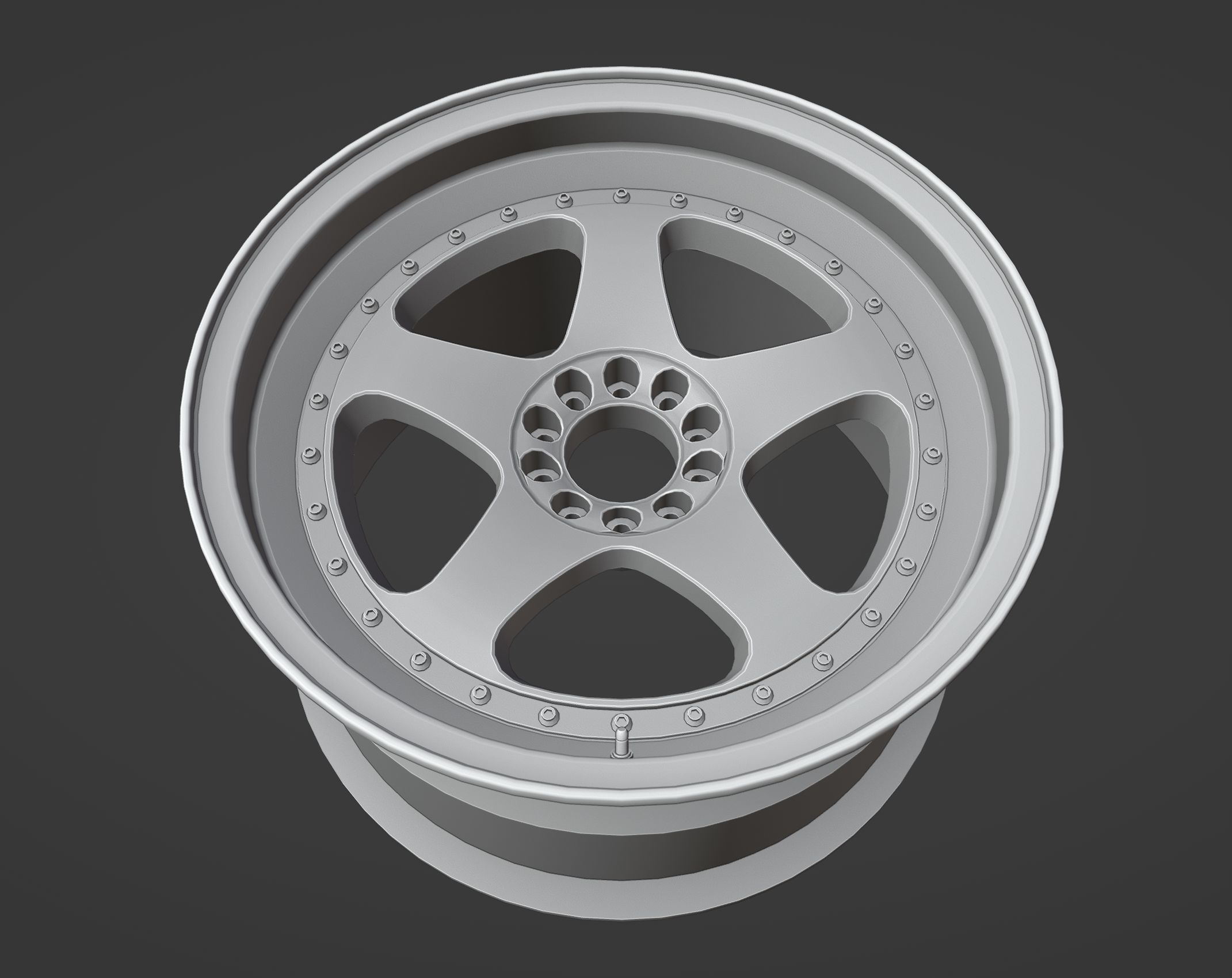 3D model Rays Nismo LMGT1 - 3 Piece Wheels - Game Ready VR / AR / low ...