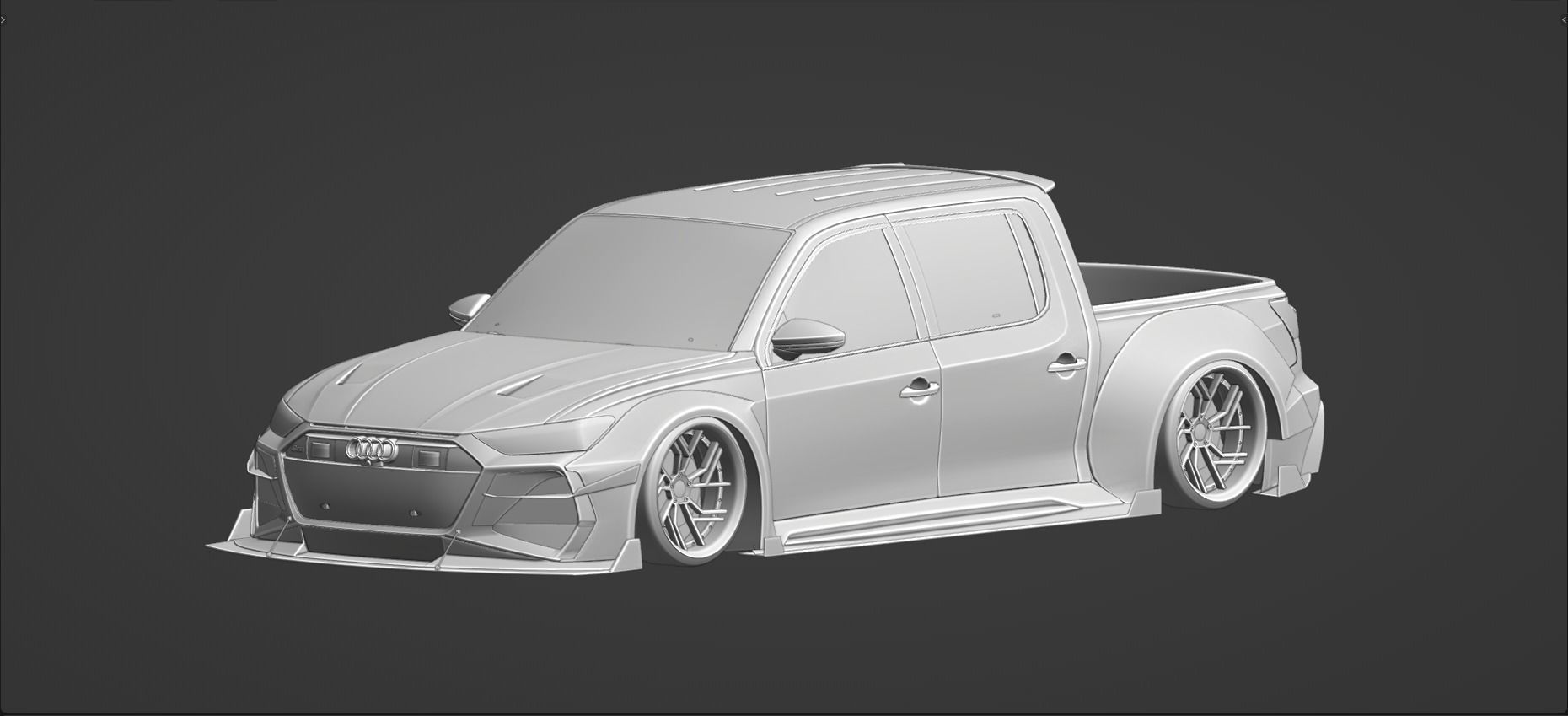Audi RS6 Avant 2020 Pickup HugoSilva 3D model | CGTrader