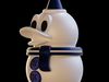 Donald Duck Snowman 3D model 3D printable | CGTrader