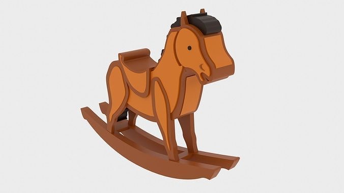 3D model Rocking Horse VR / AR / low-poly | CGTrader