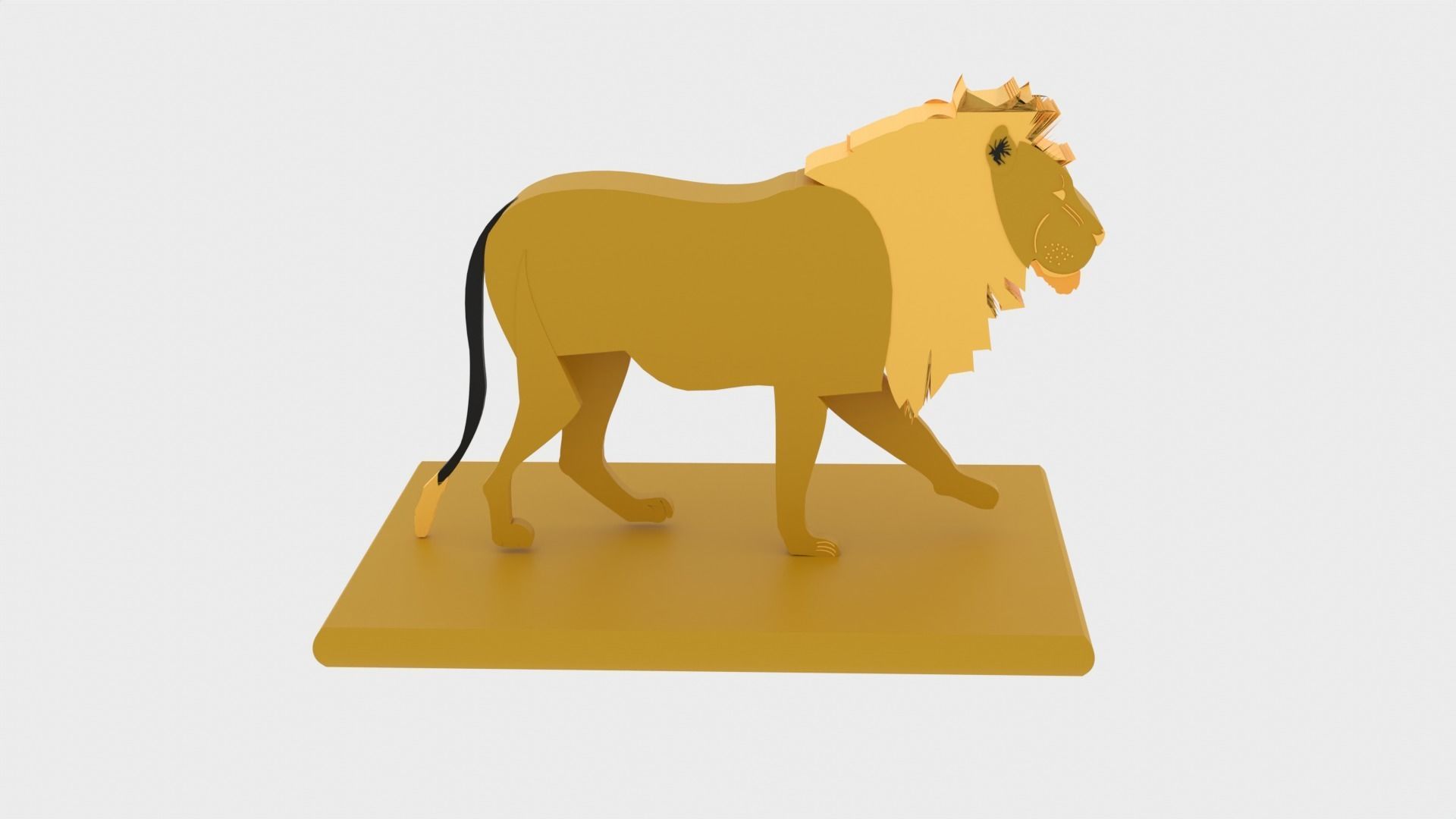 3D model Lion Toy VR / AR / low-poly | CGTrader