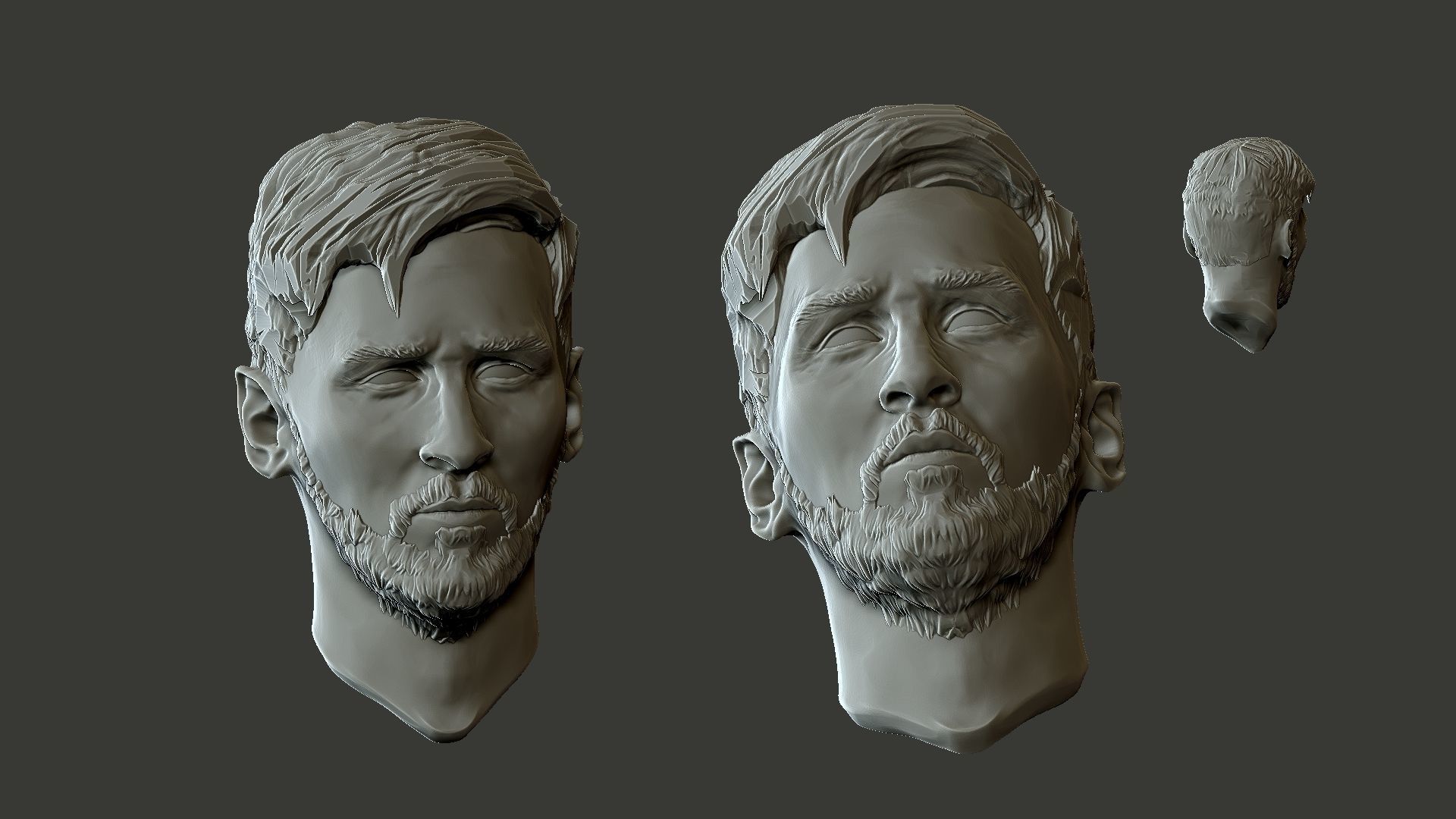 Lionel Messi 3D model 3D printable | CGTrader