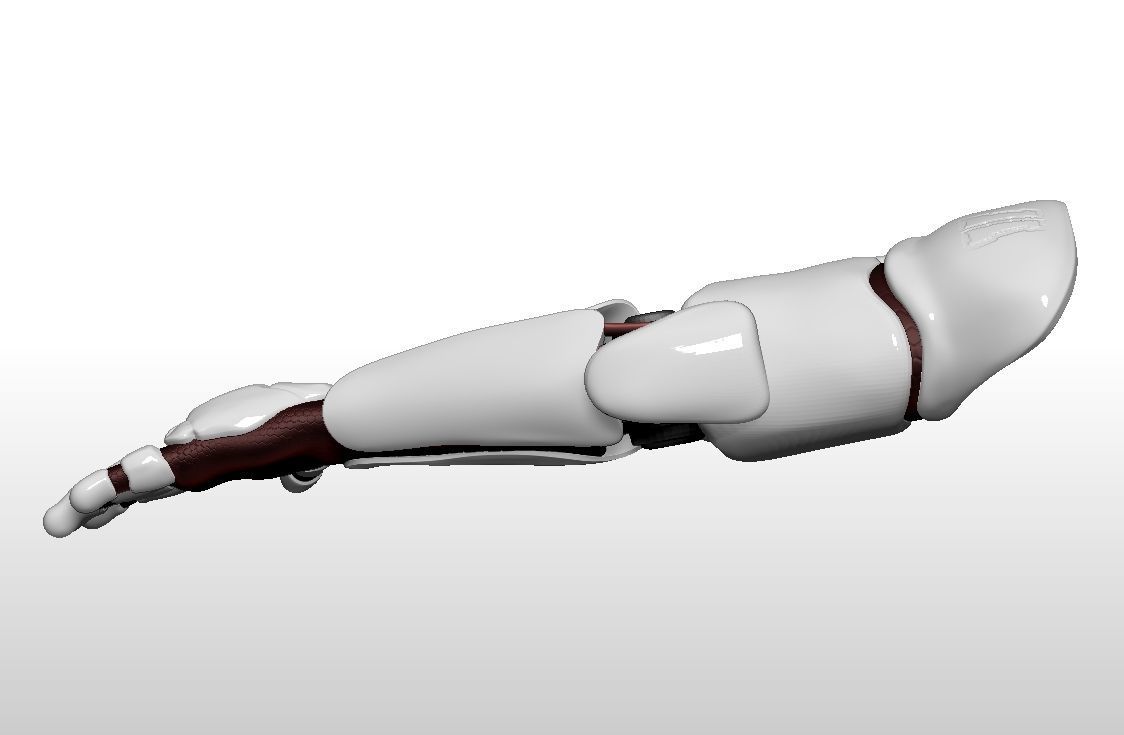 Cyborg Arm Left Hand Concept 3D model | CGTrader