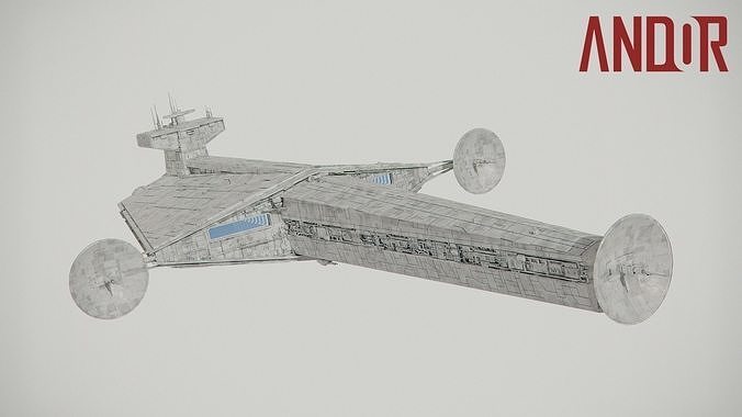 Cantwell-class Arrestor Cruiser - Star Wars Andor 3D model | CGTrader