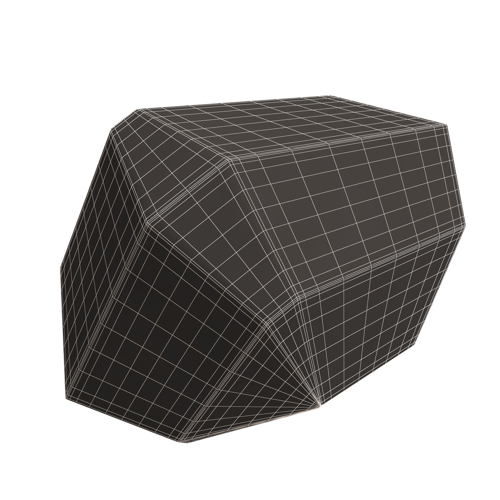 3D model Emerald Cut Ruby VR / AR / low-poly | CGTrader