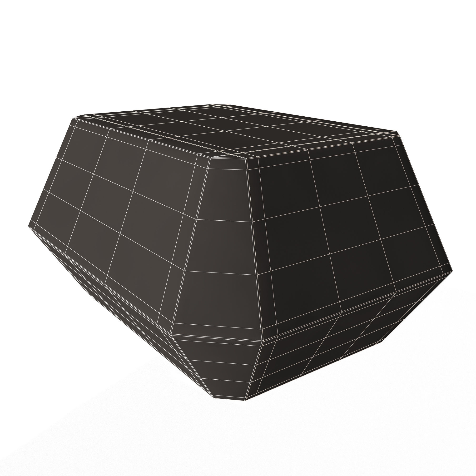 3D model Emerald Cut Ruby VR / AR / low-poly | CGTrader