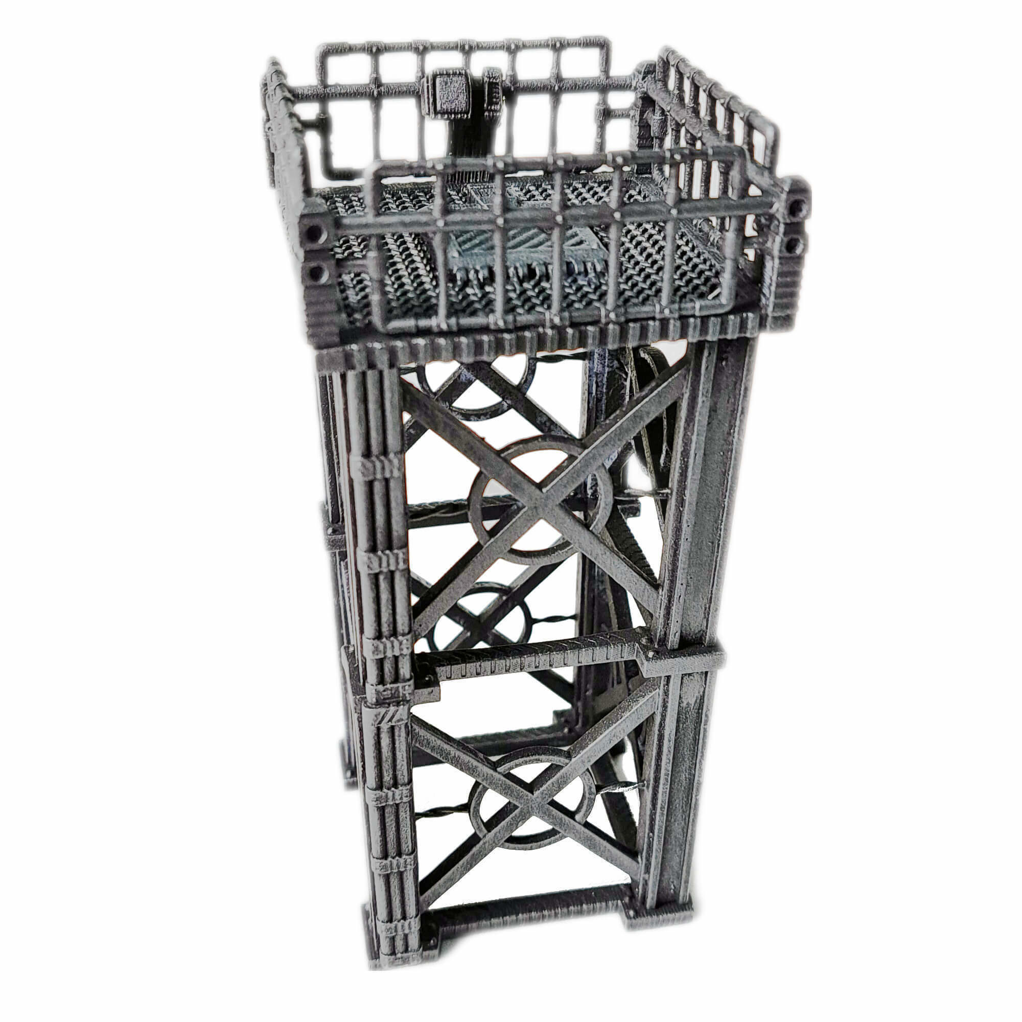 Industrial Chain Link Fences And Watch Towers 3D model 3D printable ...