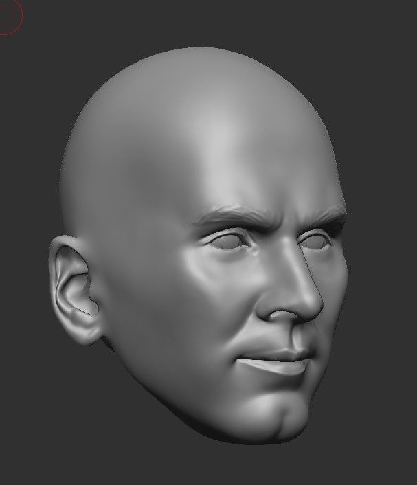 LIONEL MESSI LEGENDARY HEAD WITH HAIR AND BEARD FOR PRINT 3D model 3D ...