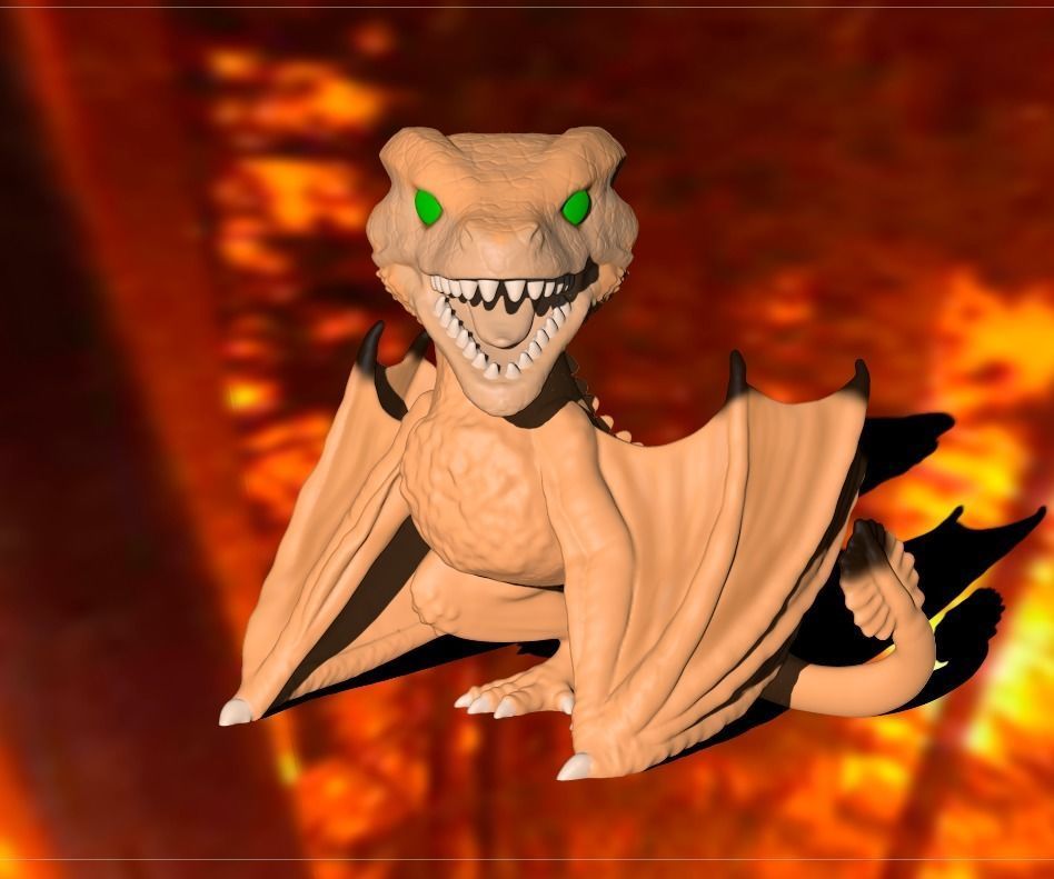 Funko Syrax - House of the Dragon 3D model 3D printable | CGTrader