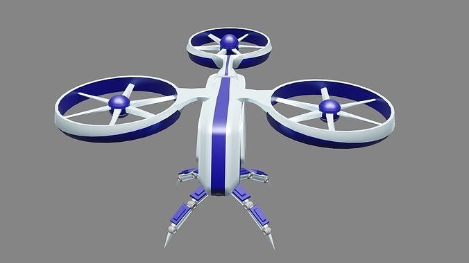 3D model Drone VR / AR / low-poly | CGTrader
