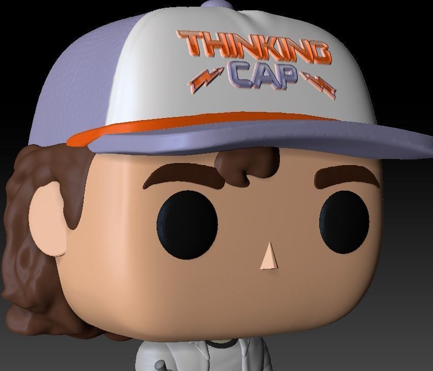 Funko Dustin - Stranger Things 3D model 3D printable | CGTrader