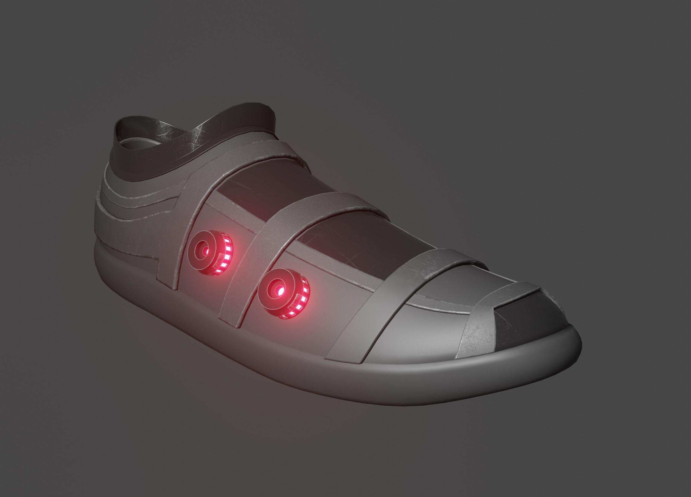 3D model sci-fi cyberpunk running shoes pack VR / AR / low-poly | CGTrader