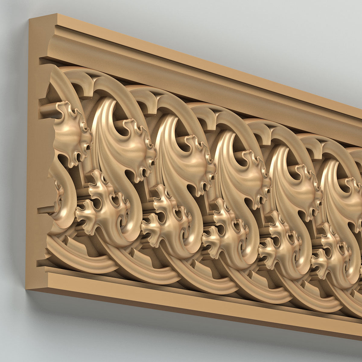 Molding 061 Gothic 3D model | CGTrader