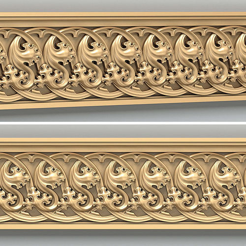 Molding 061 Gothic 3D model | CGTrader