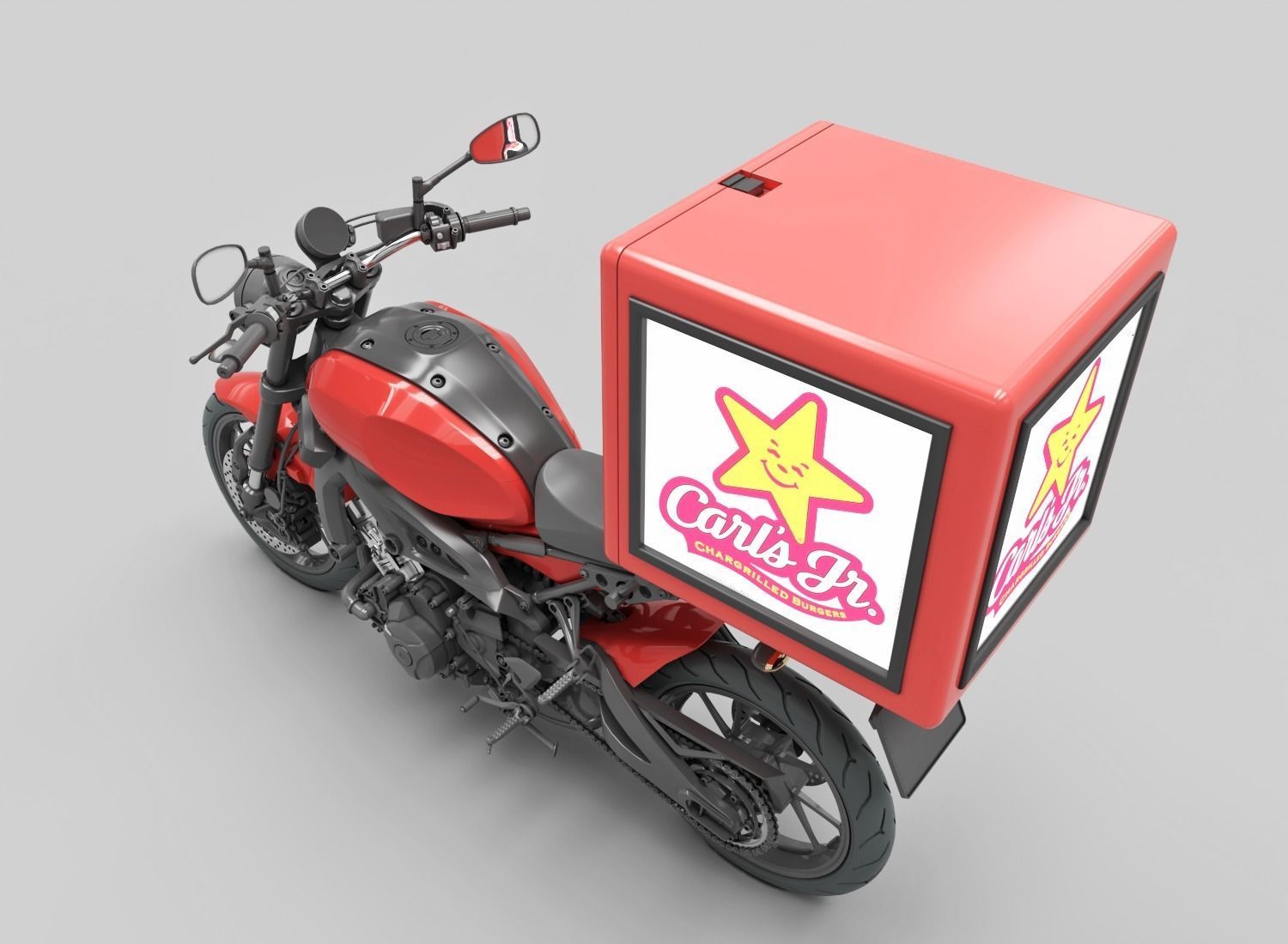 Delivery Motorcycle 3D model | CGTrader