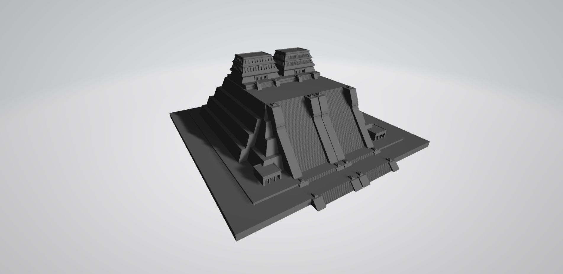 Tenochtitlan Temple 3D model 3D printable | CGTrader