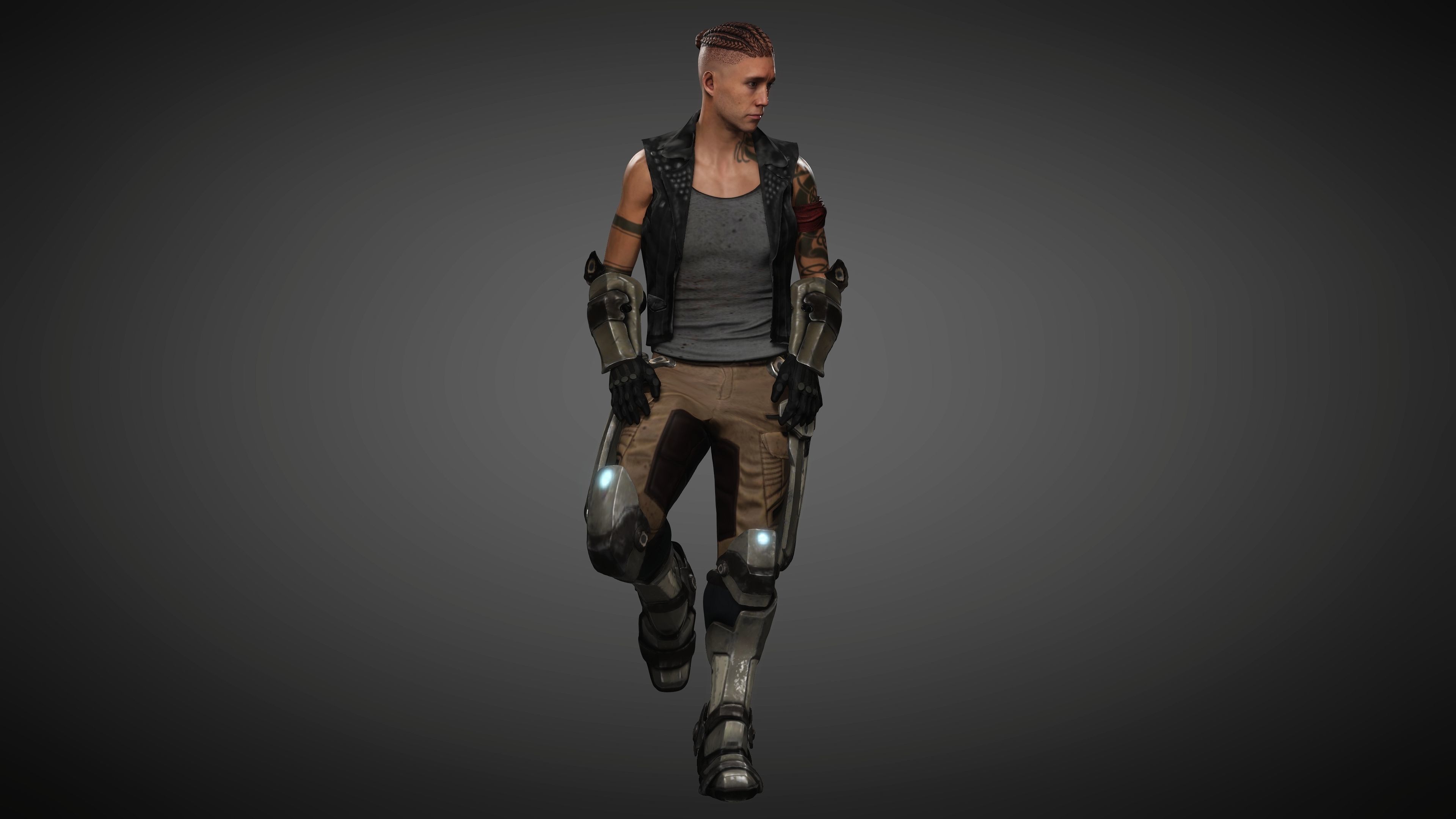Drax sci-fi character 3d model 3D model rigged | CGTrader