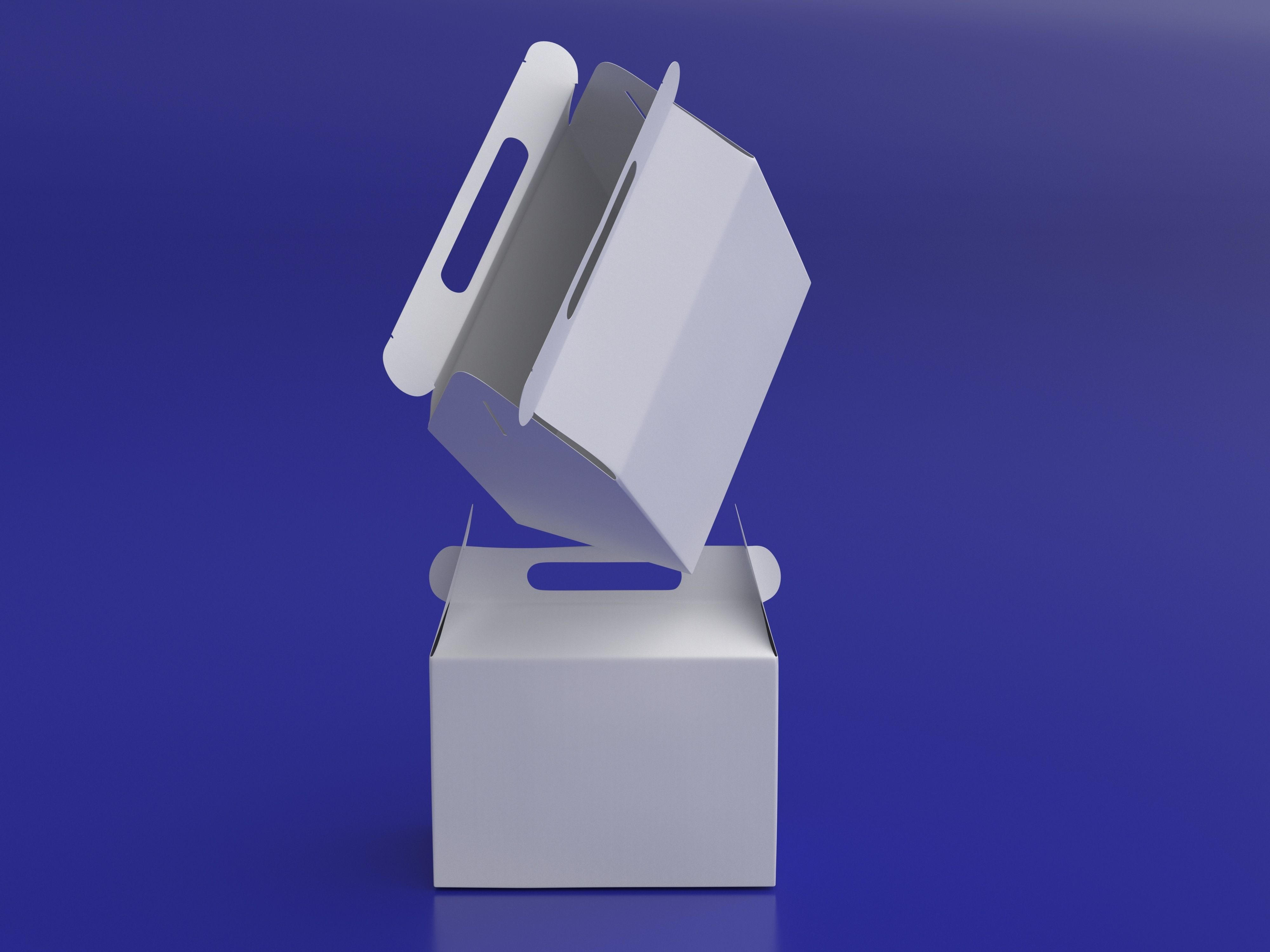 Gable Box-open and close one 3D model | CGTrader