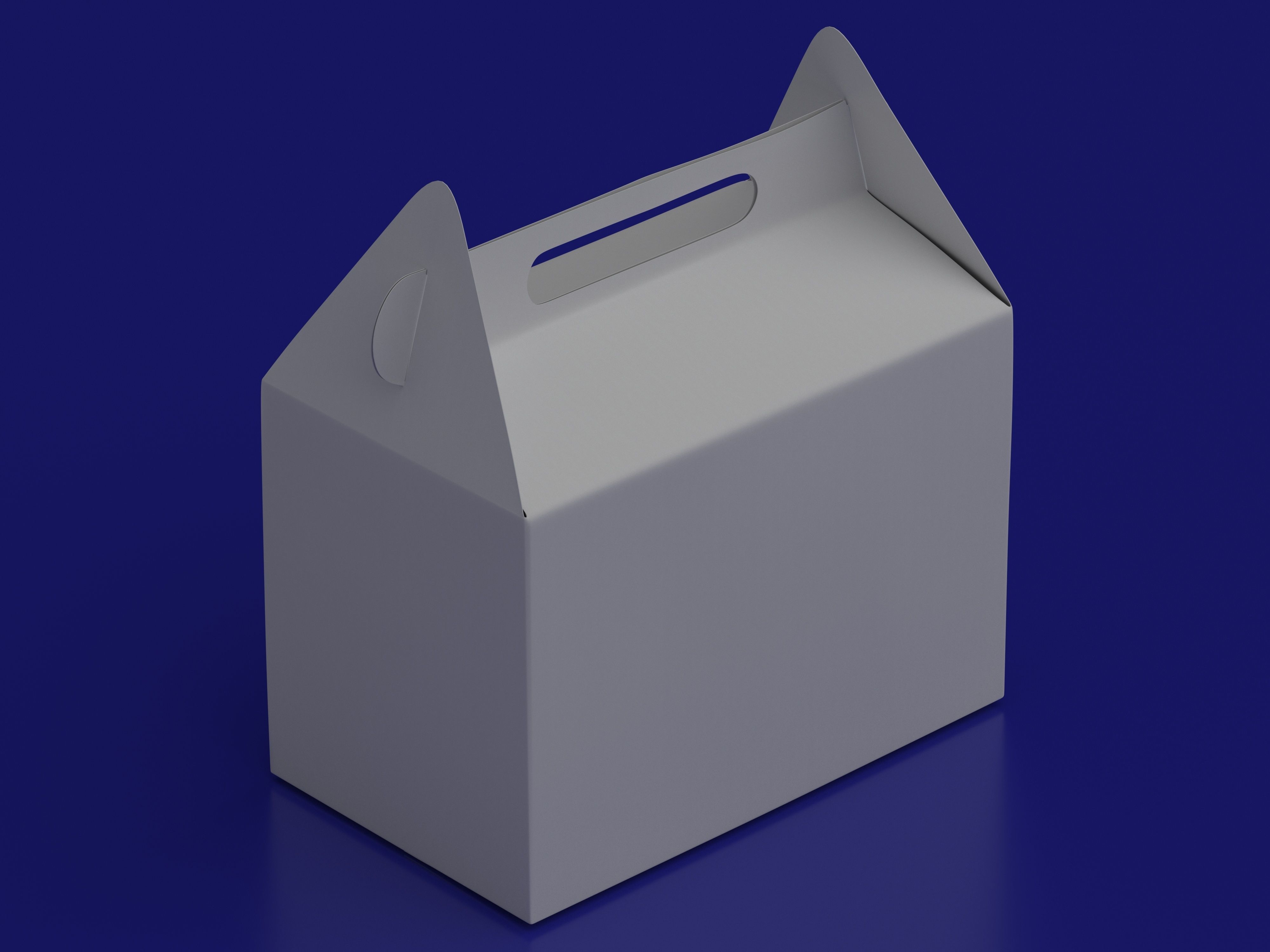 Gable Box-open and close one 3D model | CGTrader