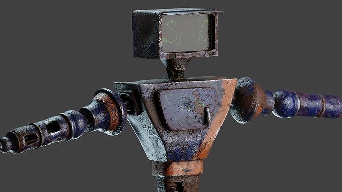 Service Small Robot 3D model | CGTrader