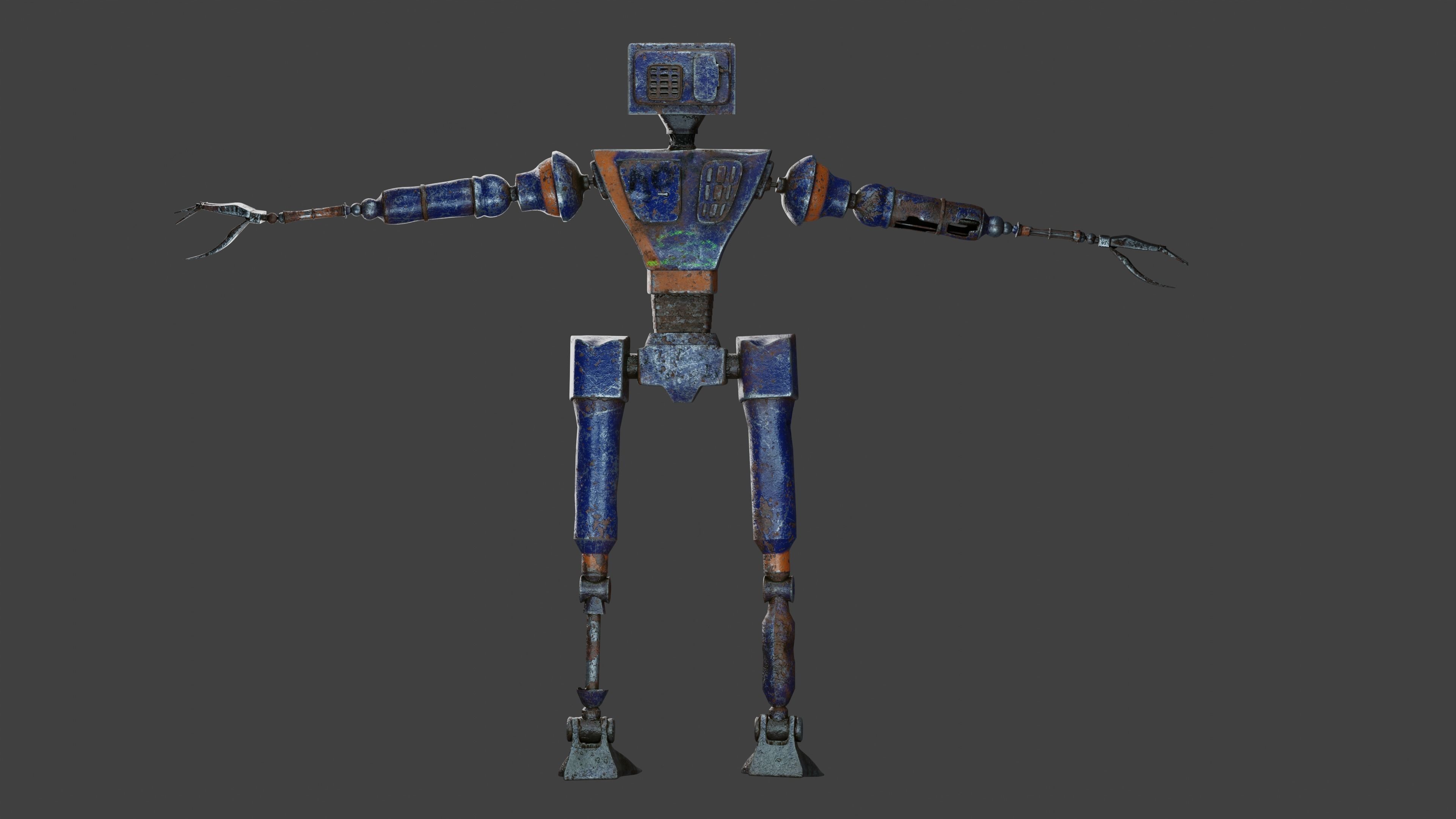 Service Small Robot 3D model | CGTrader
