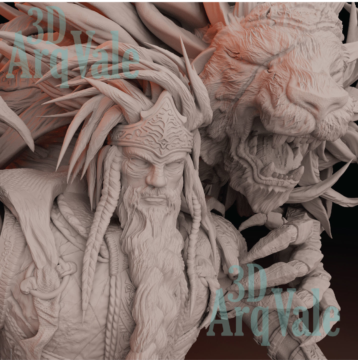 Godfrey - The First Elden Lord - Elden Ring 3D model 3D printable ...