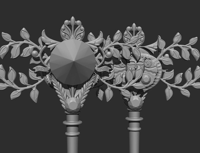 spring key 3D model 3D printable | CGTrader