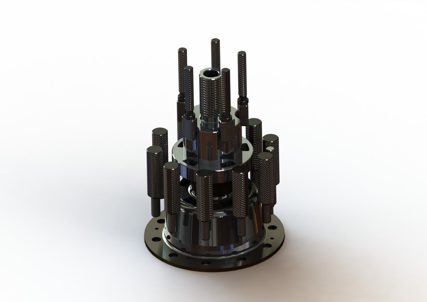 Hole Position Checking Gauges of Differential Case 3D model | CGTrader