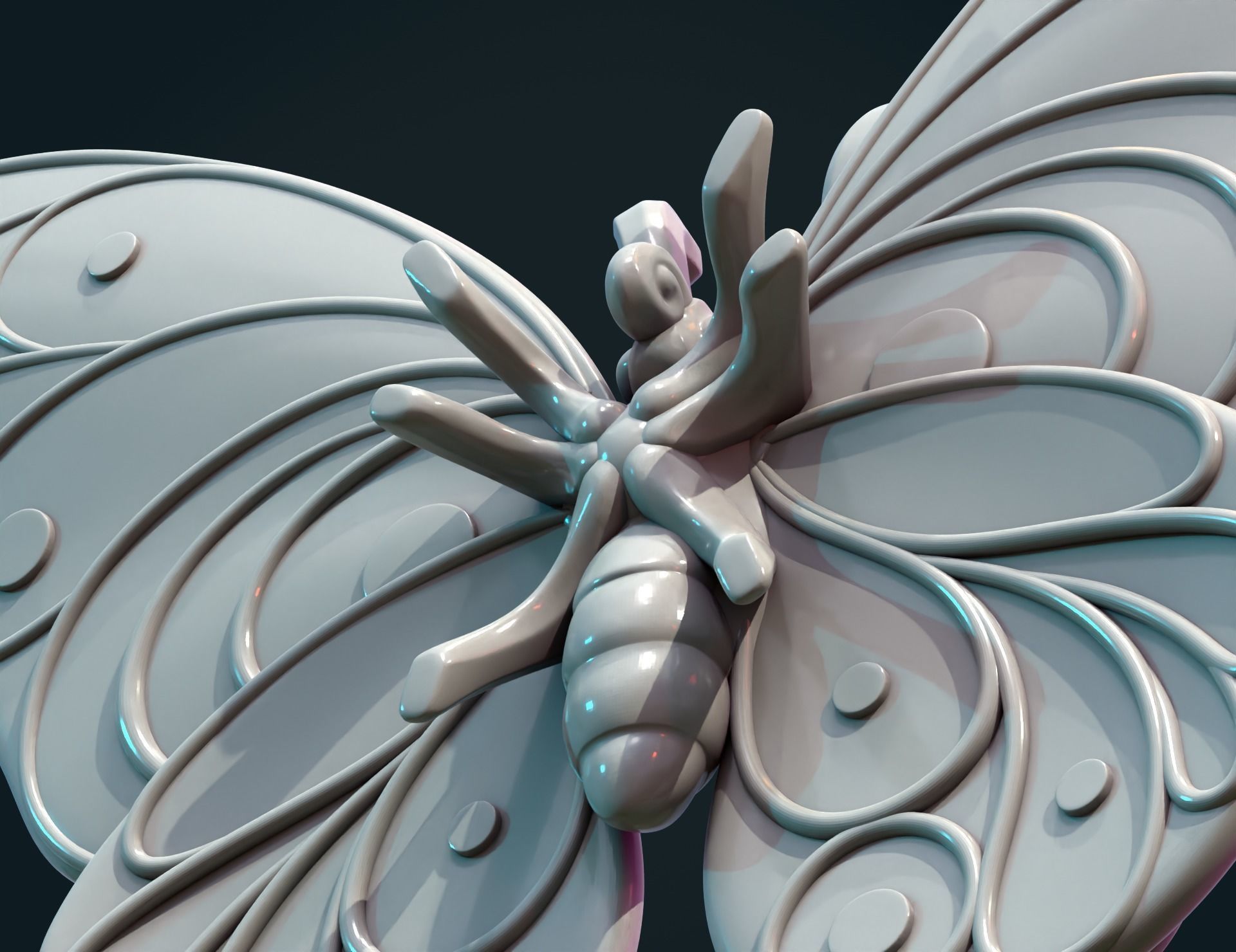 Butterfly 3D model 3D printable | CGTrader