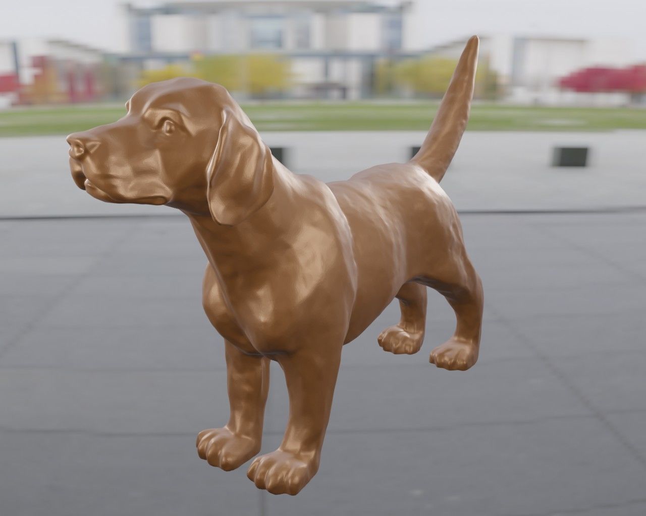 Beagle dog 3D print 3D model 3D printable | CGTrader
