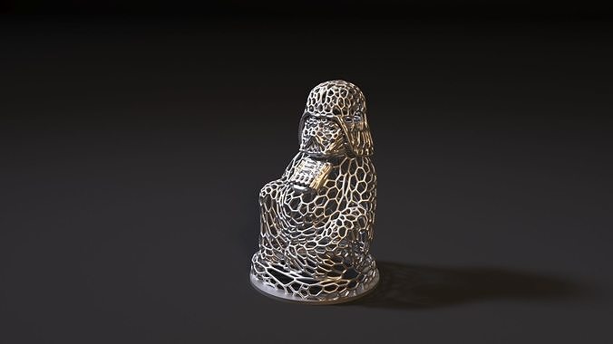 Darth Vader Buddha 3D model 3D printable | CGTrader
