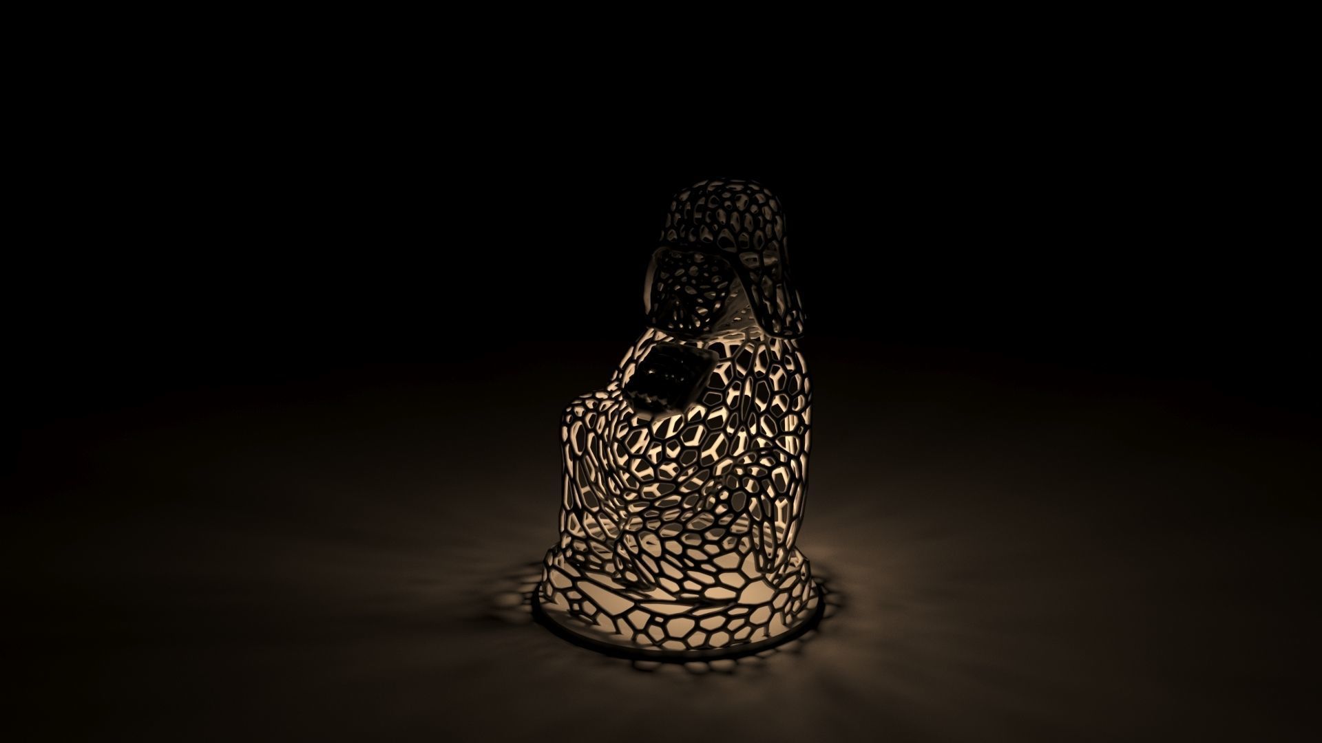 Darth Vader Buddha 3D model 3D printable | CGTrader