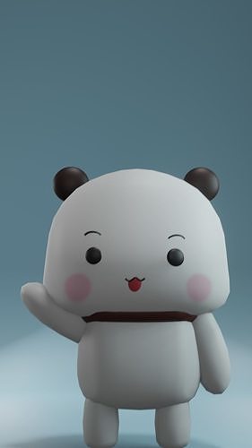 Panda Gemoy 3D model | CGTrader