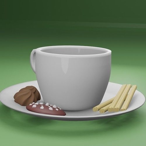 3D model 3d tea cup VR / AR / low-poly | CGTrader