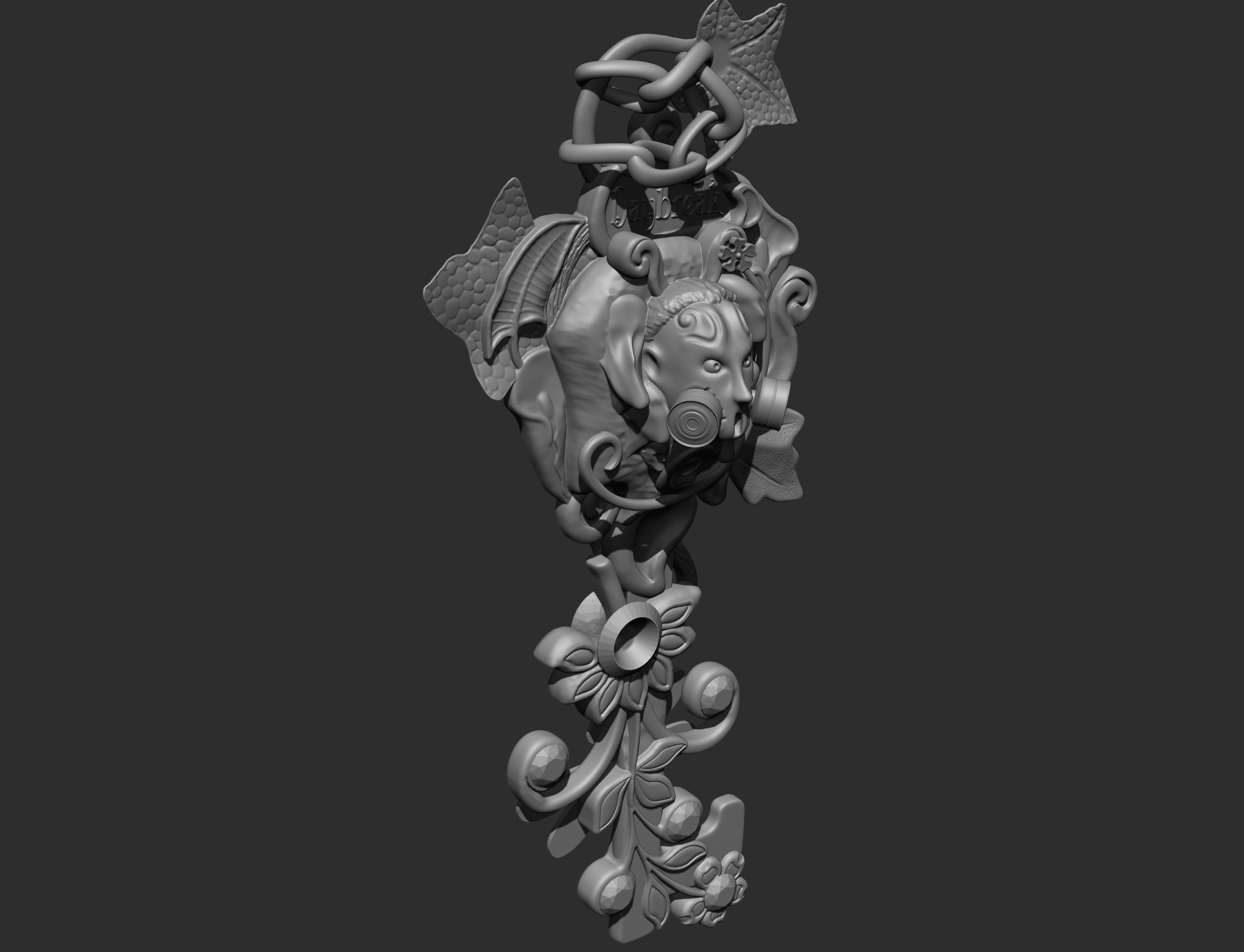 summer key 3D model 3D printable | CGTrader