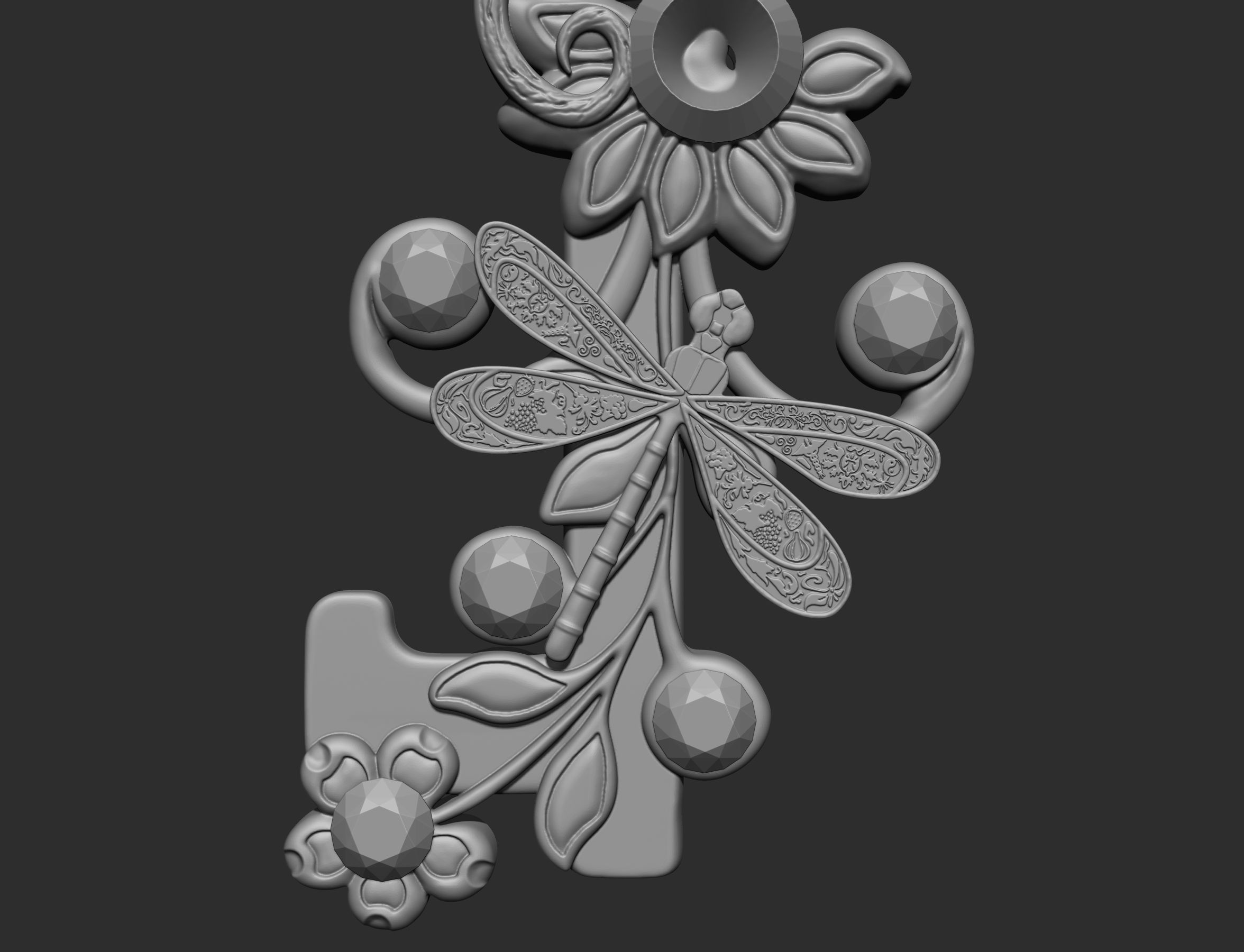 summer key 3D model 3D printable | CGTrader