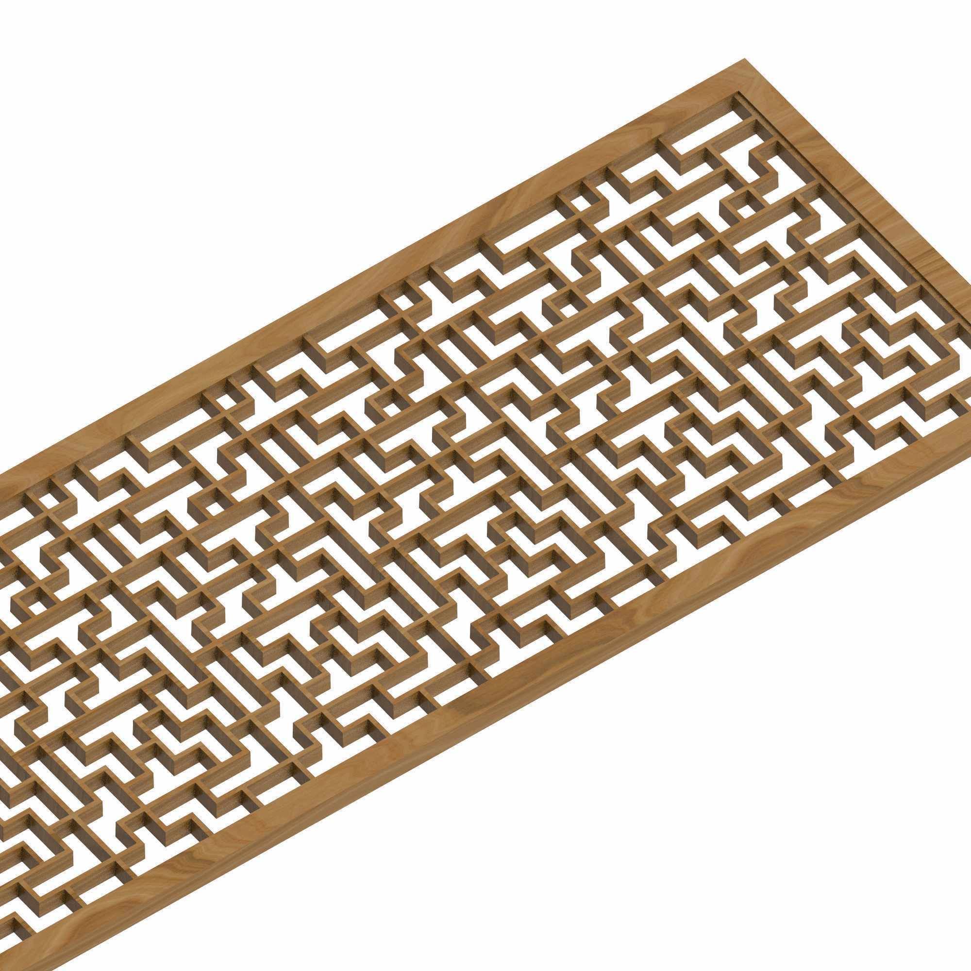 Decorative panel STL 3D model | CGTrader