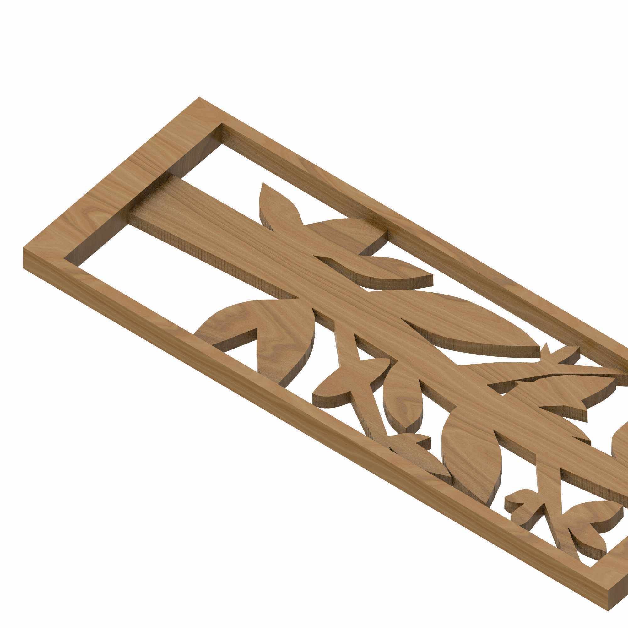 Decorative panel STL 3D model | CGTrader