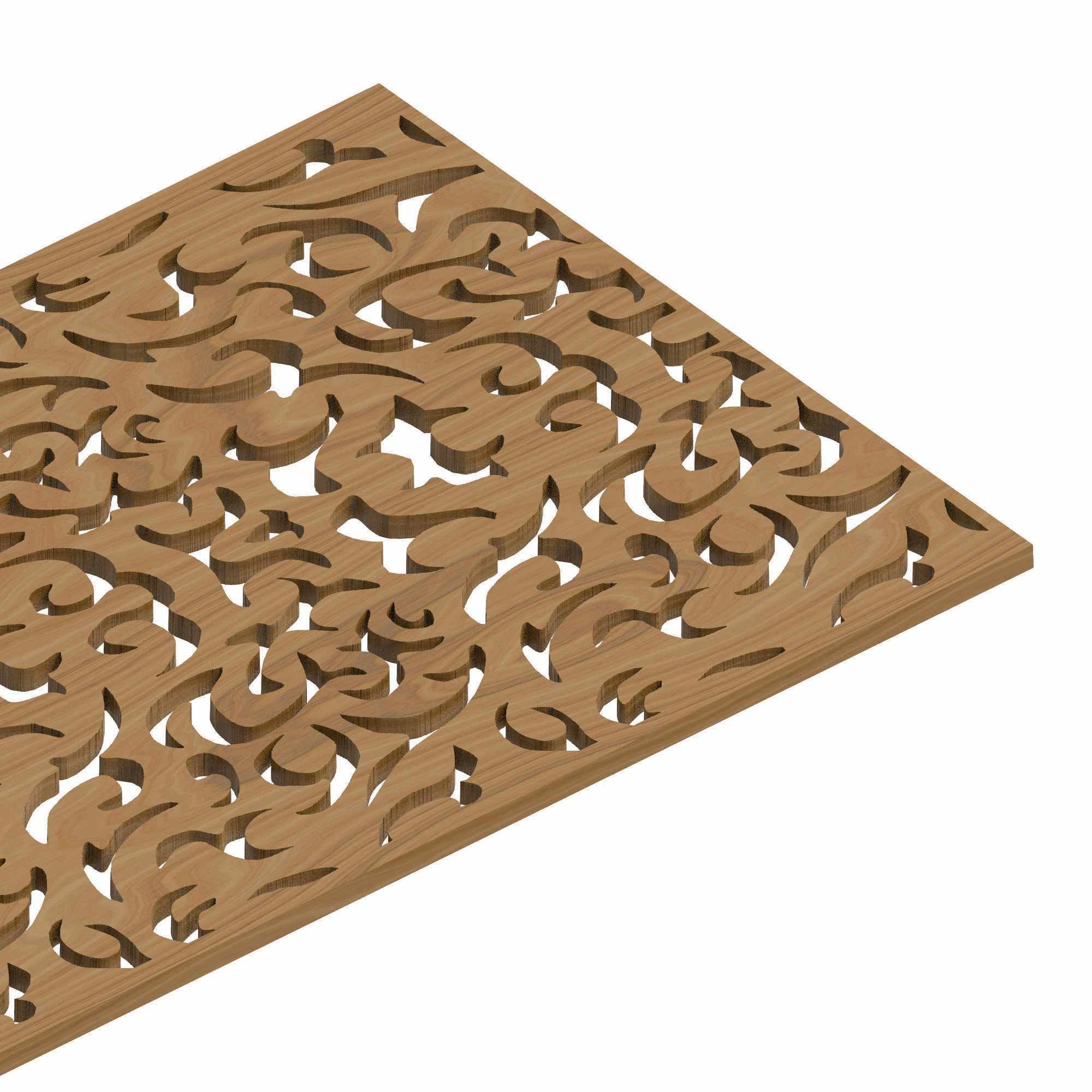 Decorative panel STL 3D model | CGTrader