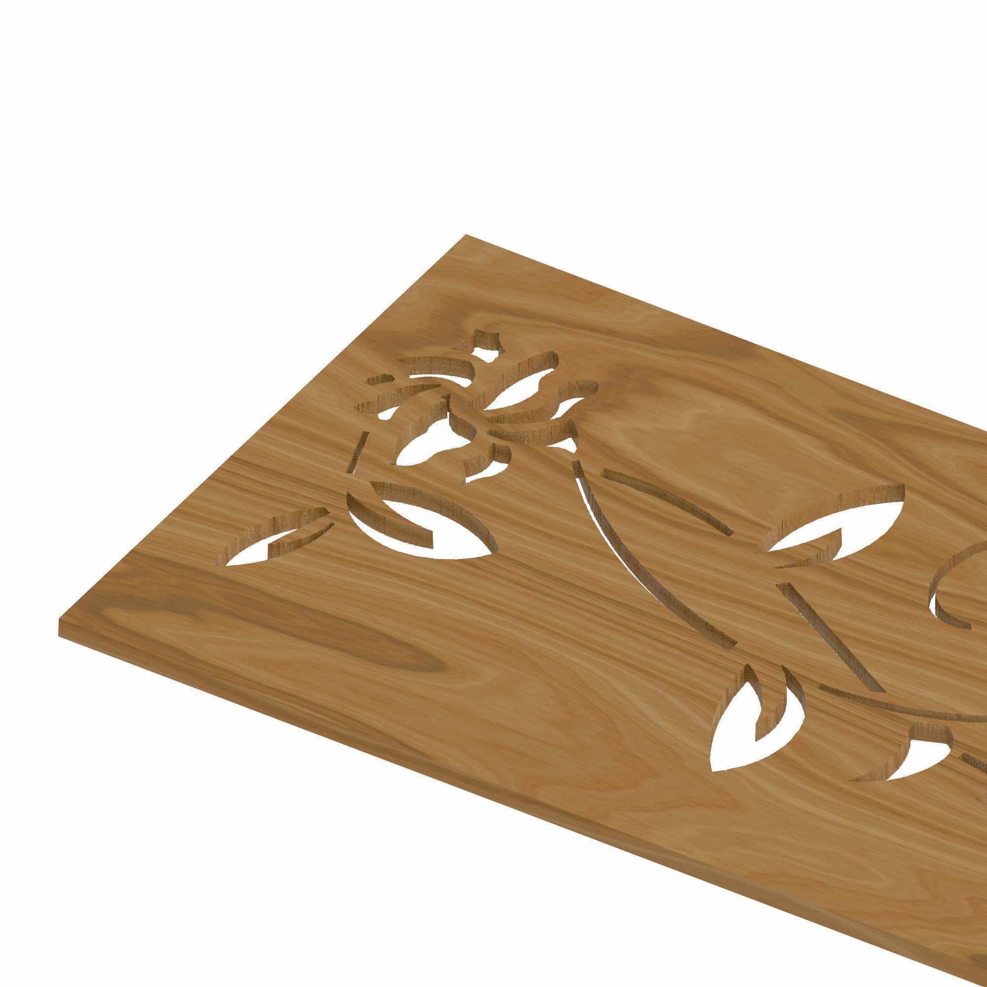 Decorative panel STL 3D model | CGTrader