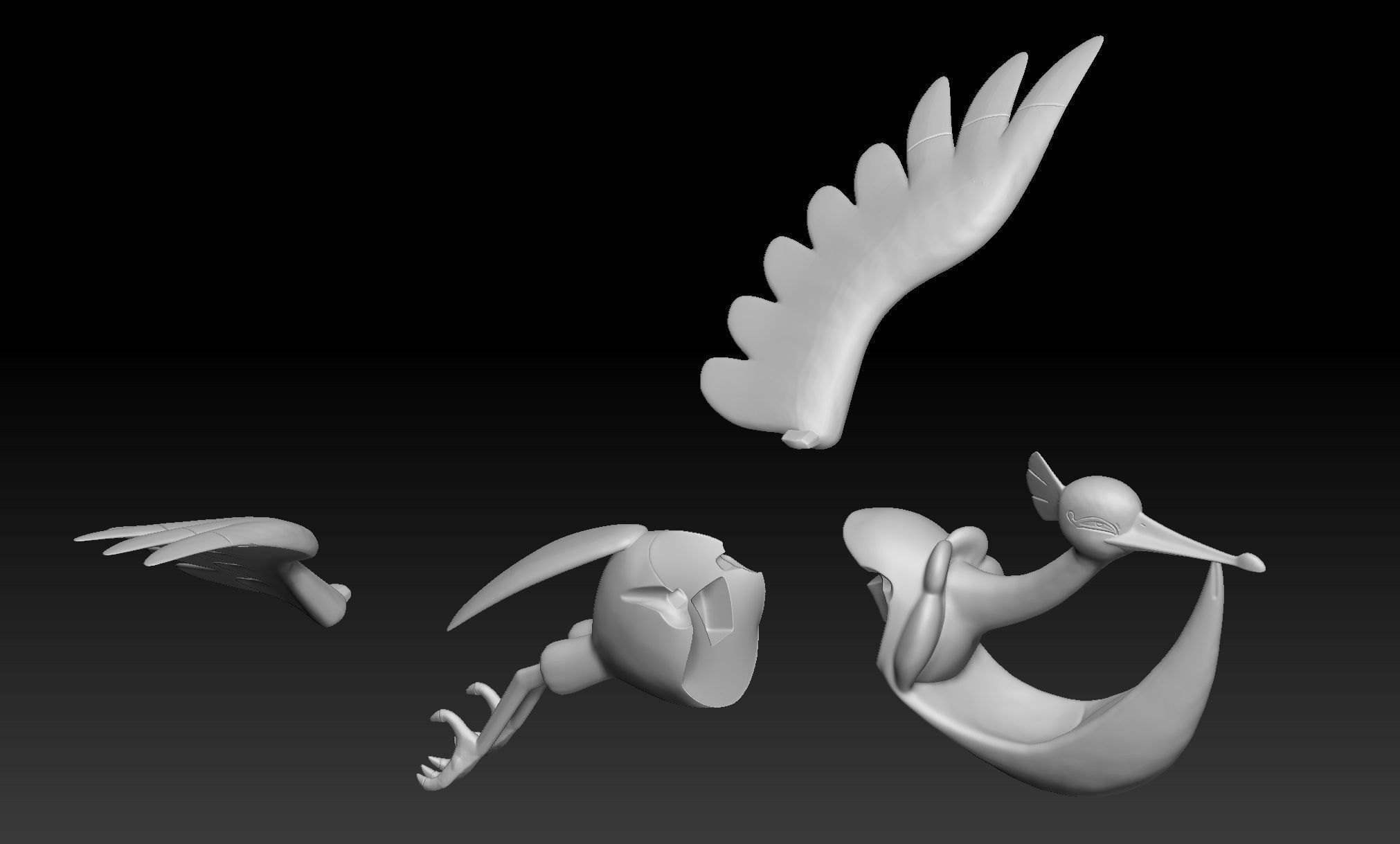 Pokemon Bombirdier 3D model 3D printable | CGTrader