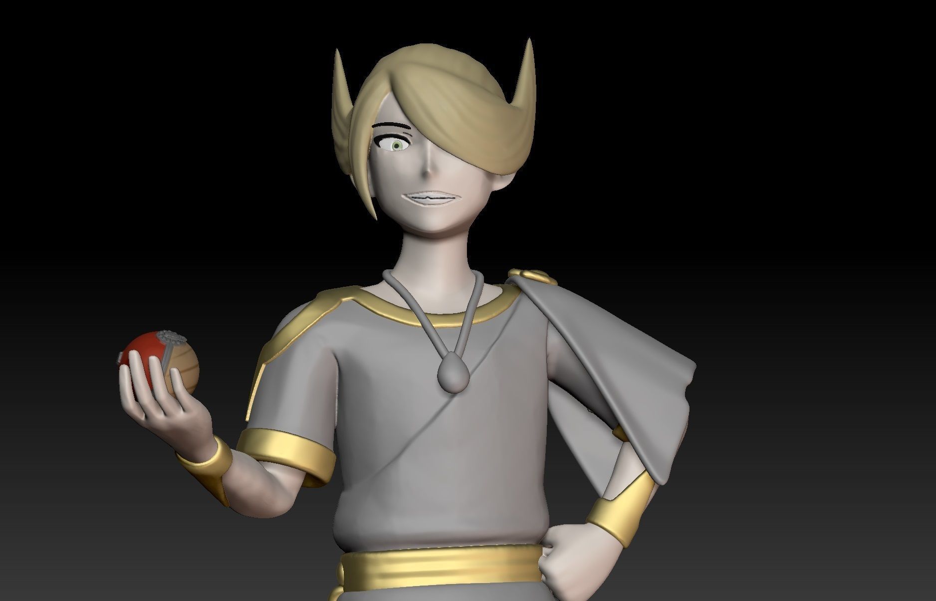 Pokemon Hisui Wielder Volo 3D model 3D printable | CGTrader