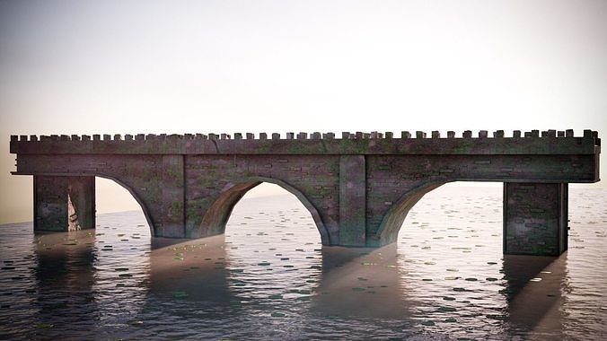 3D model Medieval Bridge VR / AR / low-poly | CGTrader