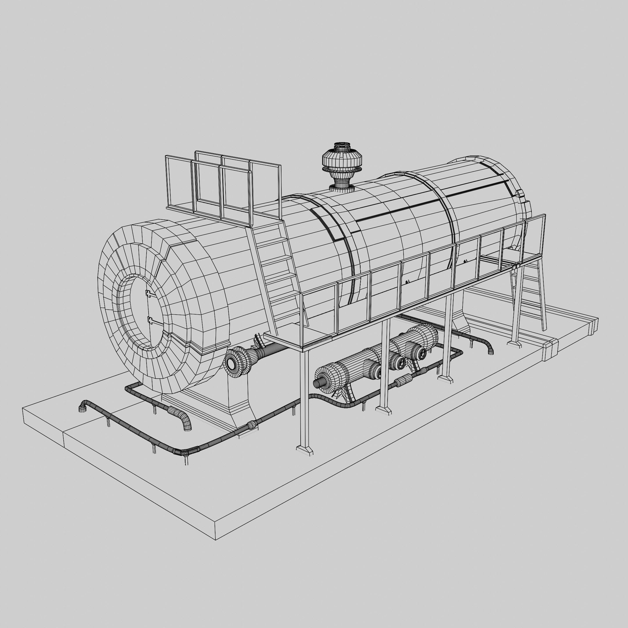 3D model Boiler steam - steam VR / AR / low-poly | CGTrader