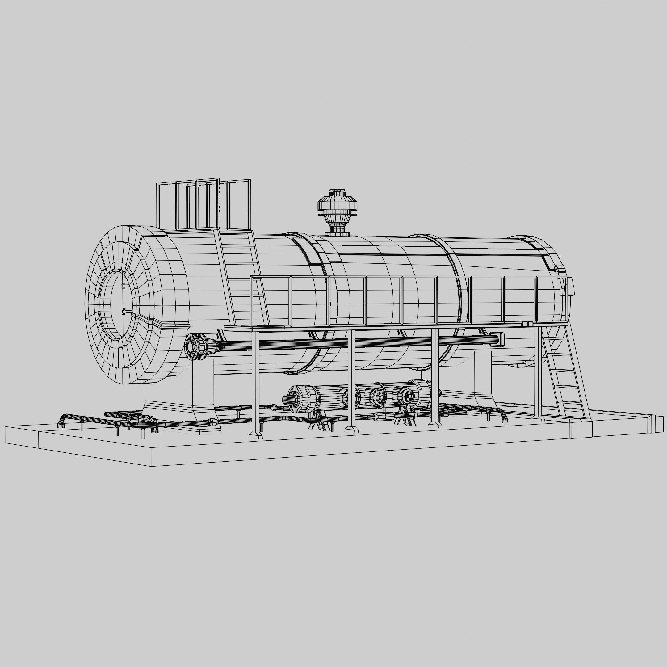 3D model Boiler VR / AR / low-poly | CGTrader