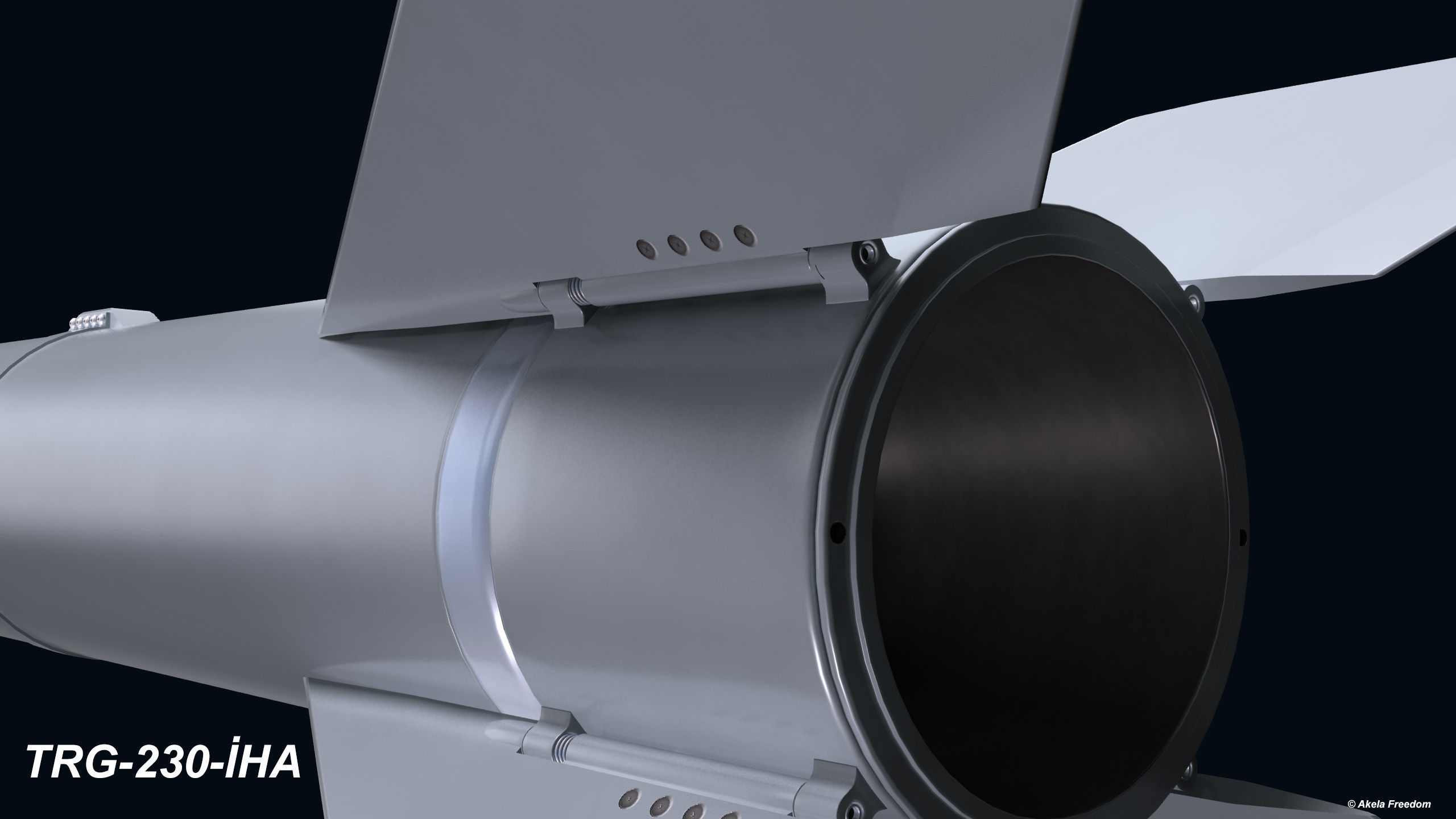 TRG-230 Family of guided missiles 3D model animated | CGTrader