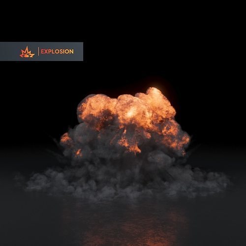 High Resolution 3D Explosion 3D model animated | CGTrader