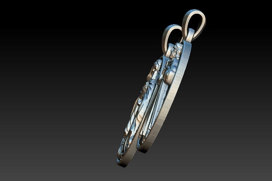 The Divine Mercy - Jesus and Mother of Mercy 3D model 3D printable ...